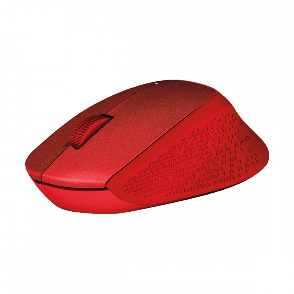 Logitech M331 Silent Plus Wireless Mouse-Red